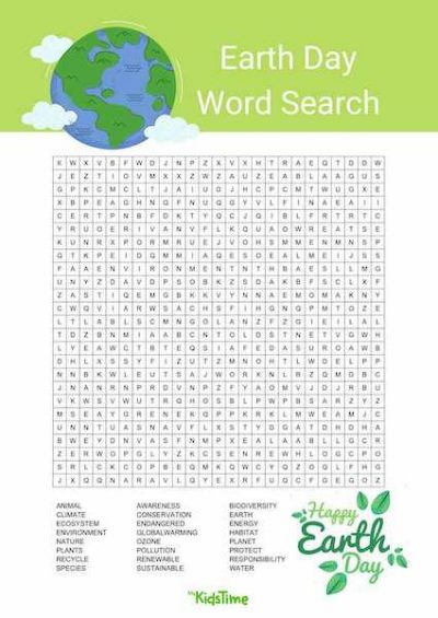 12 FREE Earth Day Colouring Pages for Kids