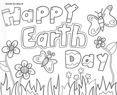 12 FREE Earth Day Colouring Pages for Kids