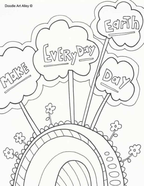 12 FREE Earth Day Colouring Pages for Kids