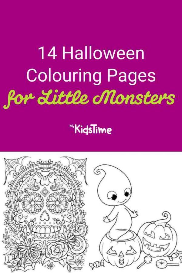 14 Haunted Halloween Colouring Pages for Little Monsters