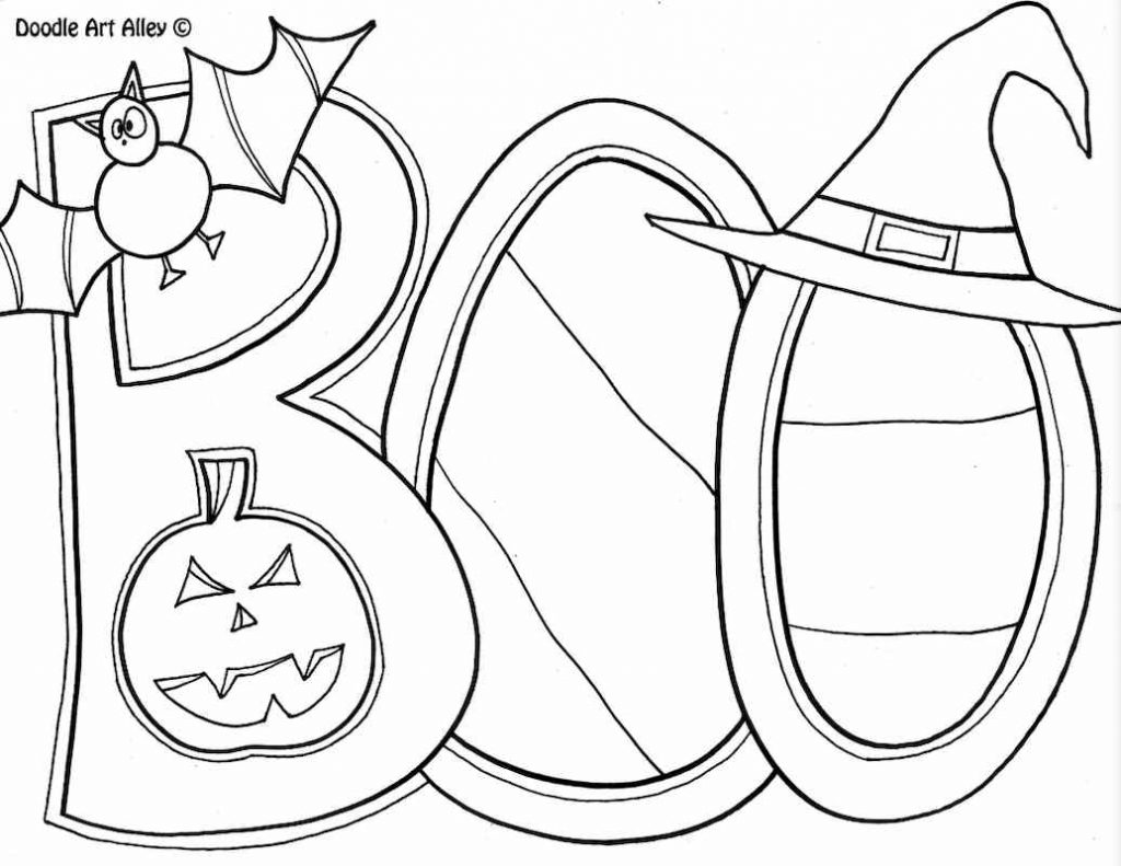 14 Haunted Halloween Colouring Pages for Little Monsters