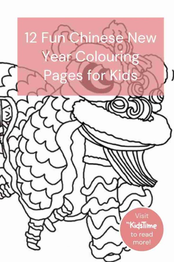 12 Fun Chinese New Year Colouring Pages for Kids