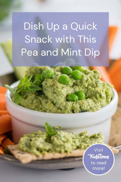 Dish Up a Quick Snack with This Tasty Pea and Mint Dip