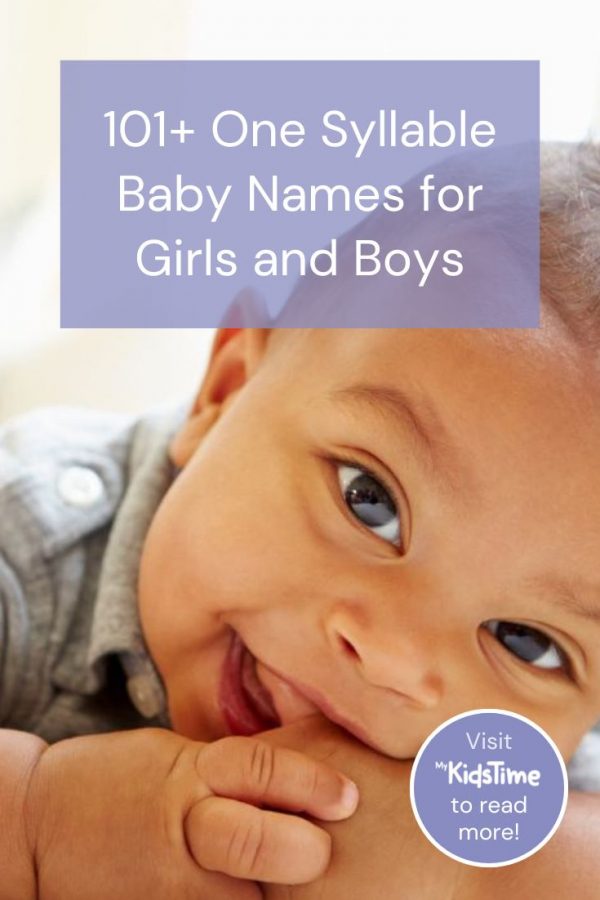 101+ Sweet One Syllable Baby Names for Girls and Boys
