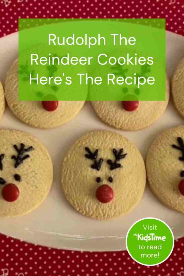 The MyKidsTime Team Made Rudolph the Reindeer Cookies - Here's the Recipe